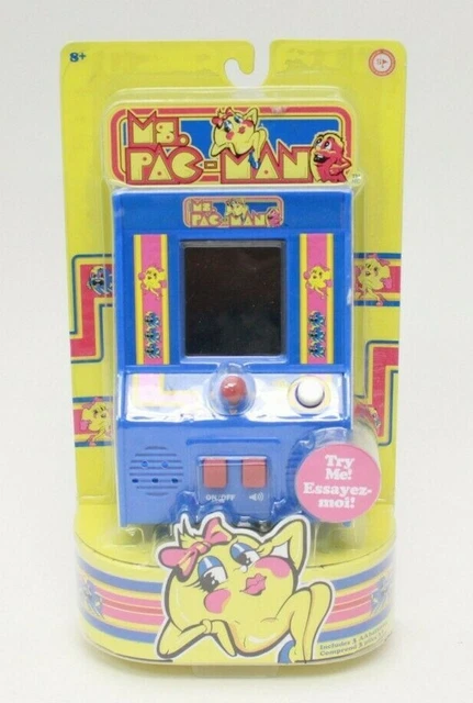 MINIATURE HANDHELD MS. Pac-Man Retro Classic Arcade Video Game Brand ...