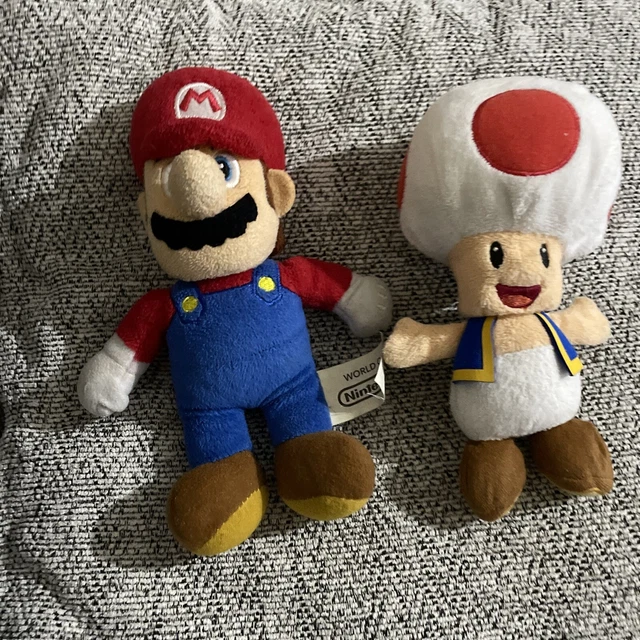 WORLD OF NINTENDO *RARE* Mario And Mushroom Plush £9.99 - PicClick UK