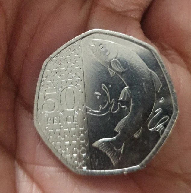 KING CHARLES ATLANTIC Salmon 50p Coin 2023 New! £11.50 - PicClick UK