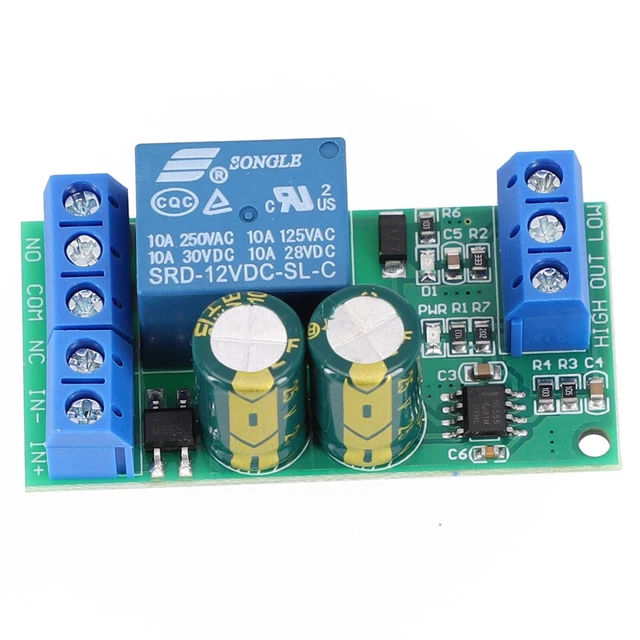 WATER LEVEL CONTROLLER 12V Control Relay Board Detection Sensor Liquid ...