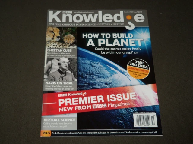 2008 OCTOBER BBC Knowledge Magazine - Premier Issue - Build A Planet ...