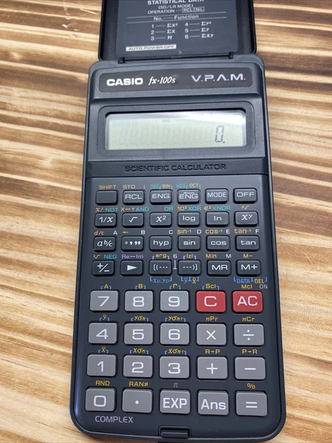 CASIO FX-100S V.P.A.M. Australian School Scientific Calculator With ...