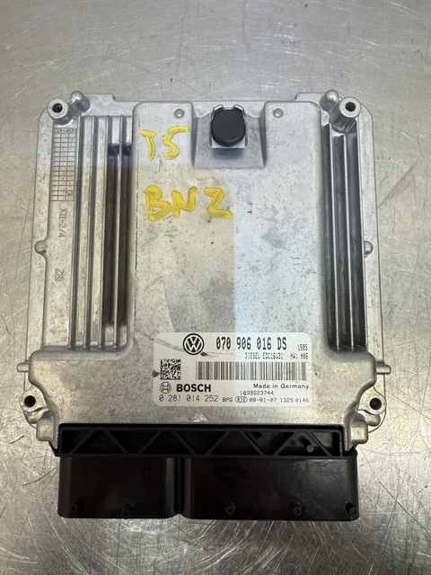 VOLKSWAGEN TRANSPORTER T5 2.5TDI Engine Control Unit ECU 2007 ...