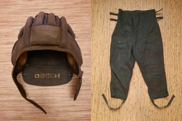 RARE ORIGINAL RUSSIAN Soviet Army Set Tankman Uniform Hat & Pants USSR ...