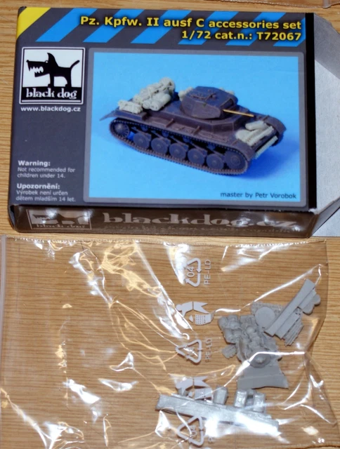 PANZER PZ.II C (S-Model) accessories set von Blackdog in 1/72 EUR 5,00 ...