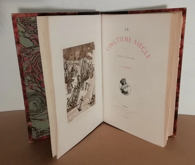 ALBERT ROBIDA. LE vingtième siècle. E.O., 1883. Bien complet des ...