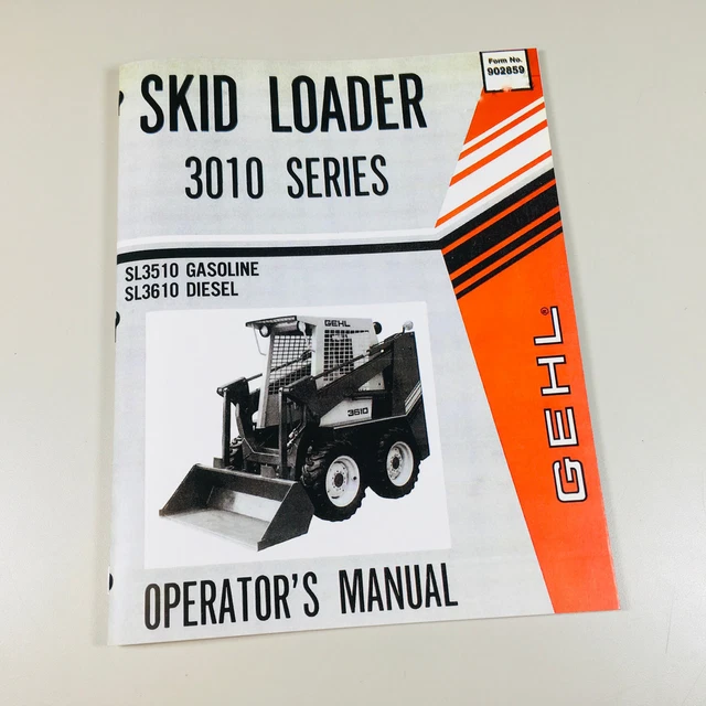 GEHL HL 3010 SL3510 SL3610 Kompaktlader Kompaktlader ...