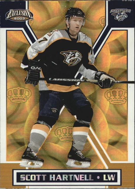 2002-03 (PREDATORS) PACIFIC Exclusive Gold #98 Scott Hartnell EUR 1,88 ...