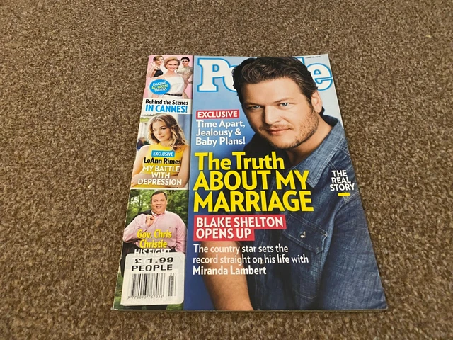 PEOPLE MAGAZINE 10/6/2013 Blake Shelton Leann Rimes Chris Christie Anne ...
