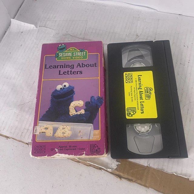 VINTAGE VHS SESAME Street - Learning About Letters (VHS, 1996) £9.26 ...
