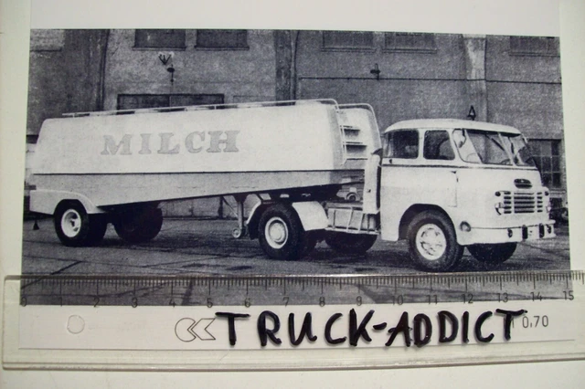 TRUCK PHOTO, KRAFTVERKEHR Lkw Foto DDR, Csepel D-705, Milchtankwagen EUR 1,00 - PicClick DE