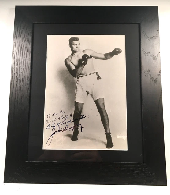 JACK DEMPSEY AUTOGRAPHE et dédicace sur tirage original BOXE 1940 EUR ...