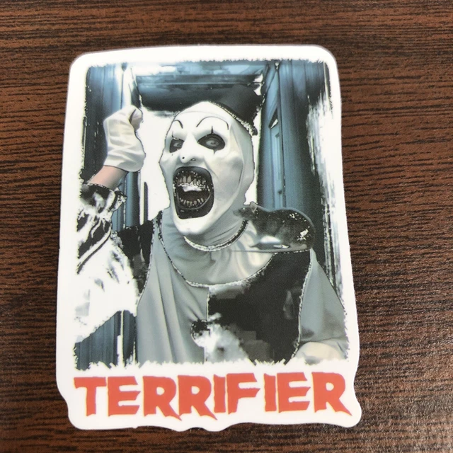 TERRIFIER ART THE Clown Horror Water Resistant Sticker Decal NEW £3.56 ...