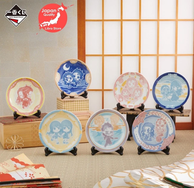 RARE DEMON SLAYER Kuji Raid 2024 Kyunchara Plaque Toutes Set 7 Express ...