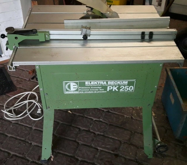 TISCHKREISSÄGE ELEKTRA BECKUM PK 250 EUR 499,00 - PicClick FR