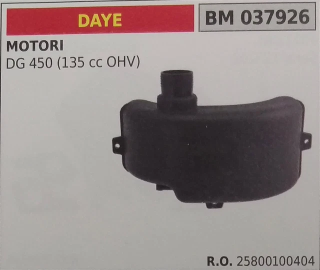 25800100404 TANK MOTOR Daye DG450 135CC OHV EUR 33,42 - PicClick DE