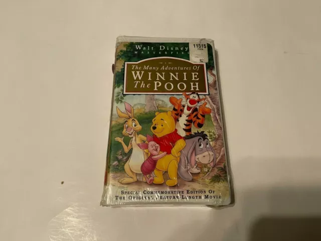 The Many Adventures Of Winnie The Pooh Vhs 1996 New Sealed £13 38