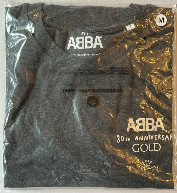 NEW & SEALED - Abba Gold - Official 30th Anniversary T-shirt Large ...