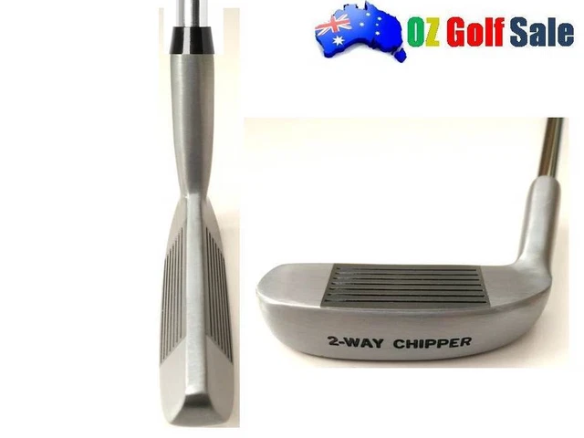 1X 2-WAY TWO-WAY GOLF CHIPPER 18* STEEL SHAFT RUBBER GRIP 35" or Custom ...