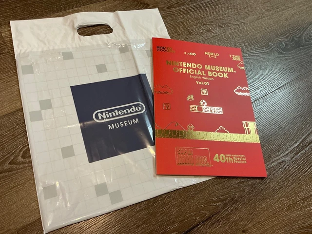 NINTENDO MUSEUM OFFICIAL Book Vol. 1 ENGLISH Super Mario Bros 40th ...