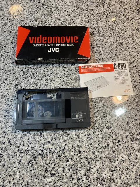 JVC C-P6U CASSETTE Adapter Motorized VHS-C To VHS Converter Adapter ...