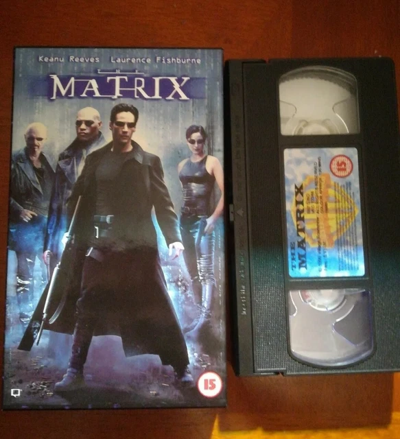 THE MATRIX IN special card Flip Box VHS PAL immaculate. Kenau reeves ...