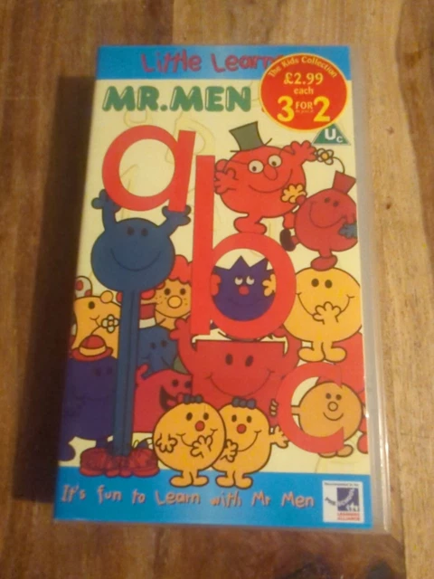 MR MEN IN the Great Alphabet Hunt ABC Little Learners PAL VHS Video ...