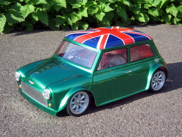 ROVER MINI COOPER LEXAN BODY KIT RC 1:10 - 200mm INCL: DECALS & MASKS £ ...
