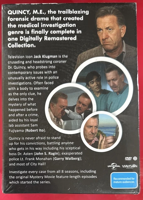 QUINCY, M.E. THE Complete Series DVD 39 Disc Set, Australian Region 4 ...