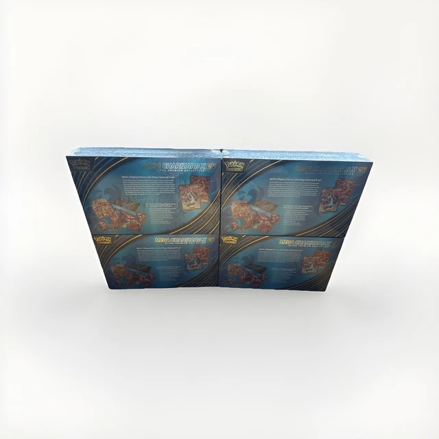 POKÉMON MEGA CHARIZARD X EX Ultra Premium Collection – Opened 4-Box ...