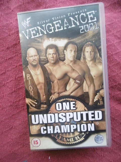 VINTAGE WWF AMERICAN Pro-Wrestling VHS VENGEANCE 2001 (2002)Rock ...
