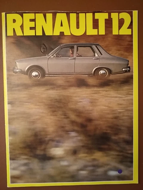 CATALOGUE / BROCHURE RENAULT R12 BERLINE ET BREAK 1975 32 pages FR EUR ...