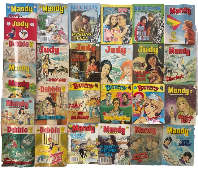 VINTAGE (1970S-80S) ‘JUDY, Bunty, Mandy, Debbie’ Picture Story Library x 27 £9.99 - PicClick UK