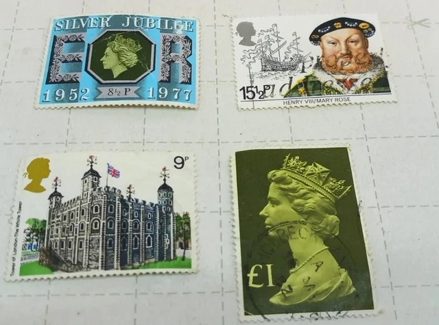 QUEEN ELIZABETH II Henry VIII Tower of London Stamp Bundle £3.99 ...