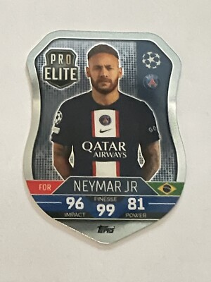 MATCH ATTAX 2022/23 22/23 Neymar Jr Pro Elite Scudo Cromato No Sh7 EUR ...