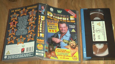WWF ROYAL RUMBLE 1990 Wrestling VHS Video Tape Cassette PAL VCR £3.99 ...