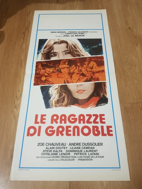 PETITE SMALL AFFICHE italie cinema LES FILLES DE GRENOBLE 1981 Zoé ...
