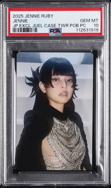 2025 JENNIE 1ST Studio Album Ruby Japan Exclusive Photocards Jennie Psa 10 $114.26 - PicClick CA