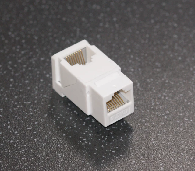 CAT6 RJ45 RÉSEAU Câble Raccord (Femelle), Keystone, Panel-Mount, Angle ...