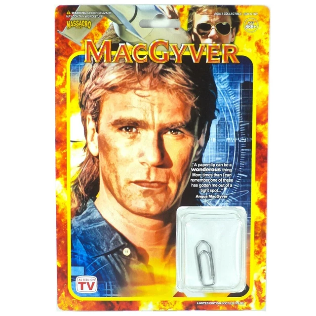 MACGYVER PAPERCLIP LIMITED Edition Bootleg action figure A MASTERPIECE ...