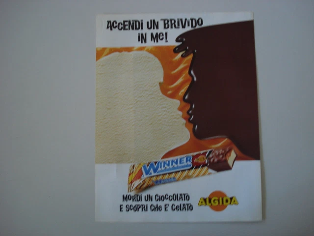 ADVERTISING PUBBLICITÀ 1990 WINNER ALGIDA EUR 4,00 - PicClick IT