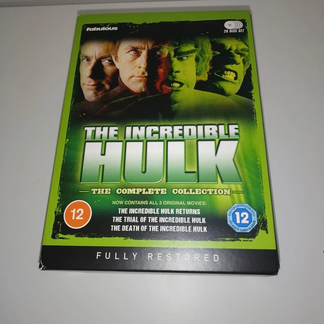 THE INCREDIBLE HULK The Complete Collection DVD Official UK Release £31 ...