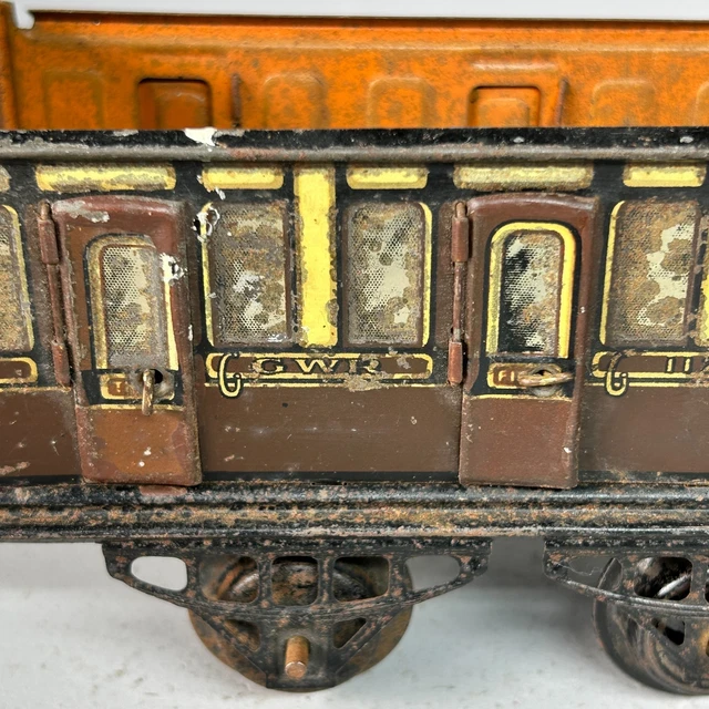 VINTAGE HORNBY O Gauge No1 GWR Coach Train Model Meccano Made in ...