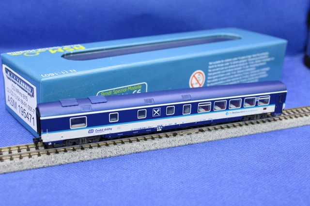 ASM 195471 CD EC-Speisewagen WRmz 815 in blau/grau/Neu/OVP EUR 99,99 - PicClick DE