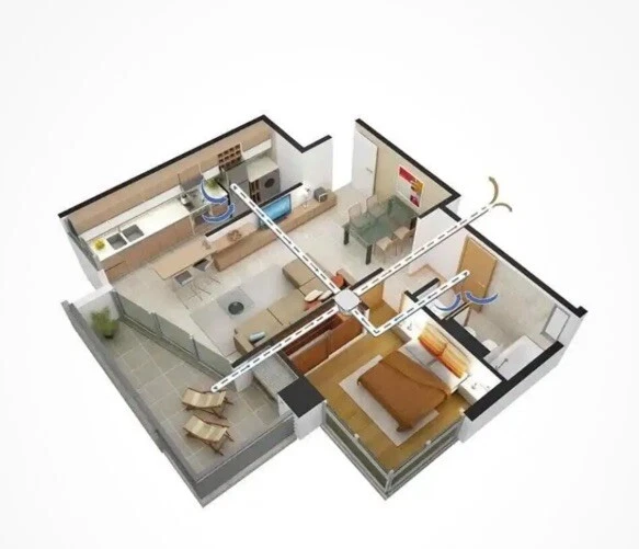 VENT AXIA 443319 Sentinel Kinetic BH Heat Recovery Unit - Humidistat ...