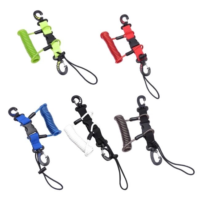 QUICK RELEASE HEAVY Duty Anti-lost Underwater Spring Coiled Strap for ...