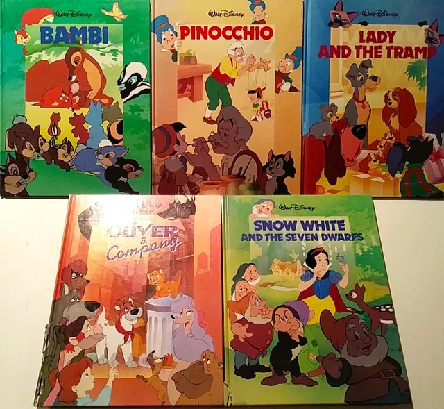 WALT DISNEY ANIMATED Series 1988 Derrydale First Edition Twin Books Hc ...