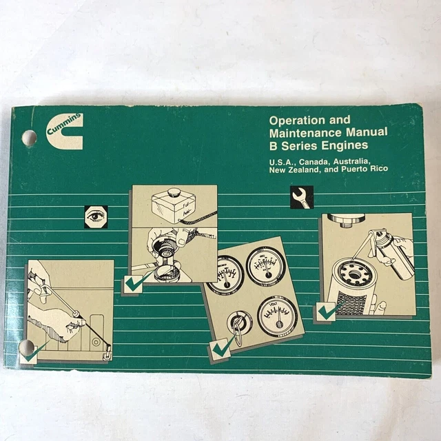 CUMMINS OPERATION AND Maintenance Manual B Series Engines 39 99 PicClick cummins-operation-and-maintenance-manual-b-series-engines-39-99-picclick