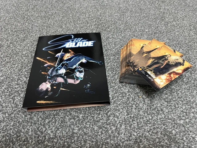 CARTE COLLEZIONABILI STELLAR Blade 74 carte PS + slipcover nessun gioco ...