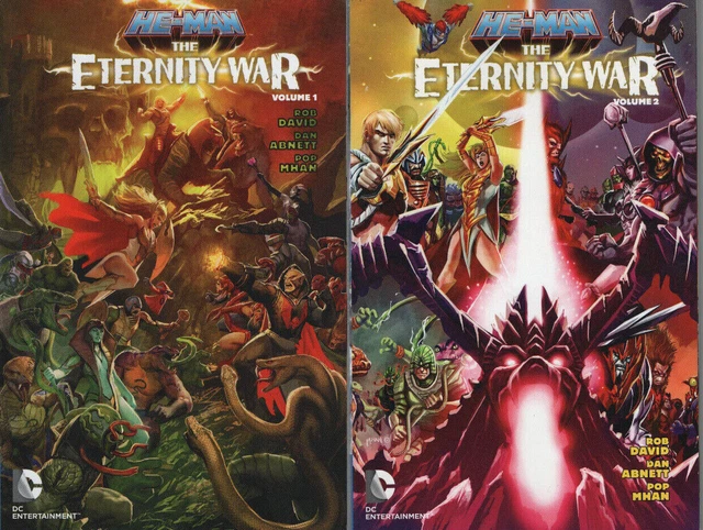 HE-MAN MASTERS OF the Universe The Eternity War Vol 1 & 2 OOP TPB ...